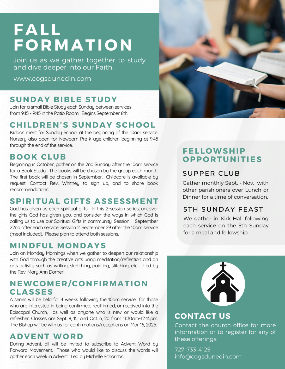 Fall Formation - Episcopal Church of the Good Shepherd Episcopal Church ...