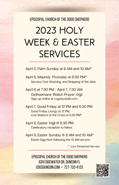 Holy Week & Easter Services - Episcopal Church of the Good Shepherd ...