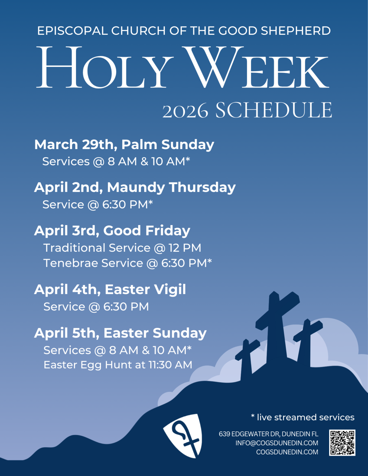 Holy Week & Easter Services - Episcopal Church of the Good Shepherd ...