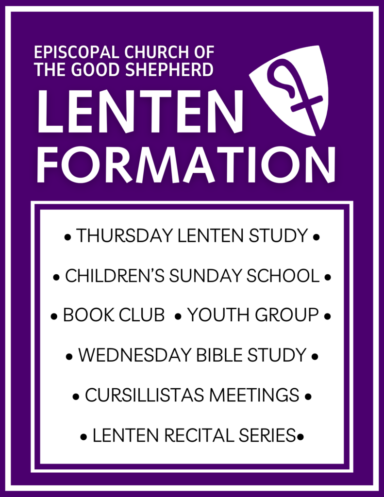 Lenten Formation - Episcopal Church of the Good Shepherd Episcopal ...