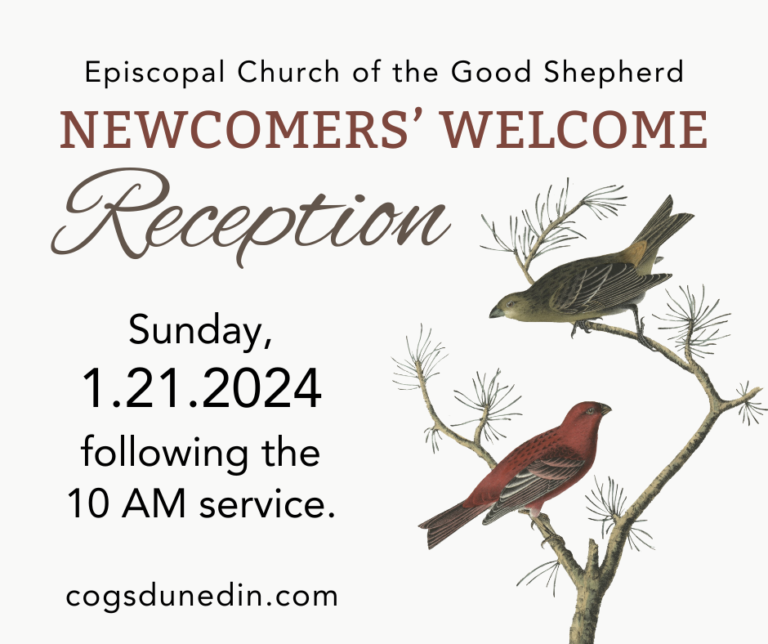 Newcomers' Welcome Reception - Episcopal Church of the Good Shepherd ...