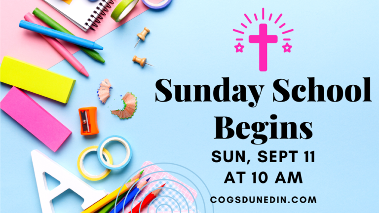 Sunday School is Back! - Episcopal Church of the Good Shepherd ...