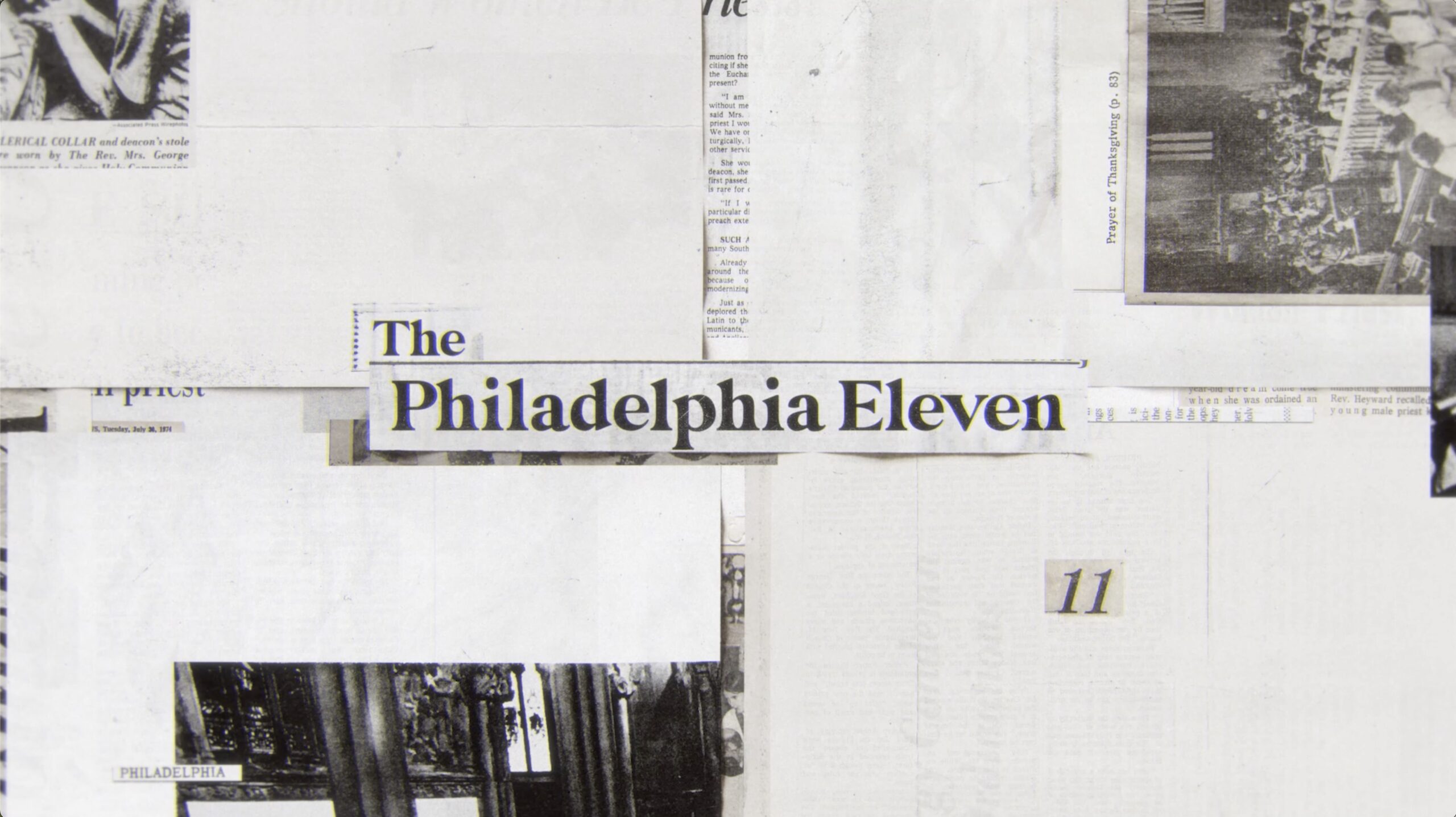 Philadelphia Eleven Documentary Screening - Episcopal Church of the ...