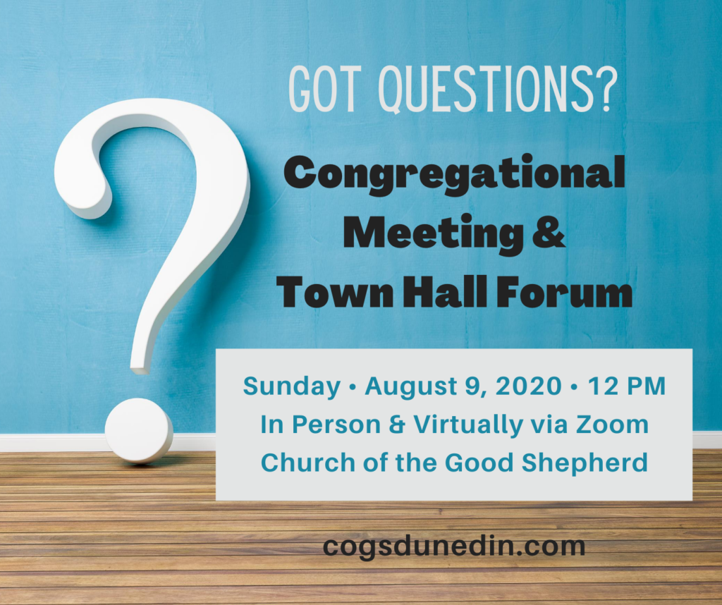 Congregational Meeting & Forum - Episcopal Church of the Good Shepherd ...